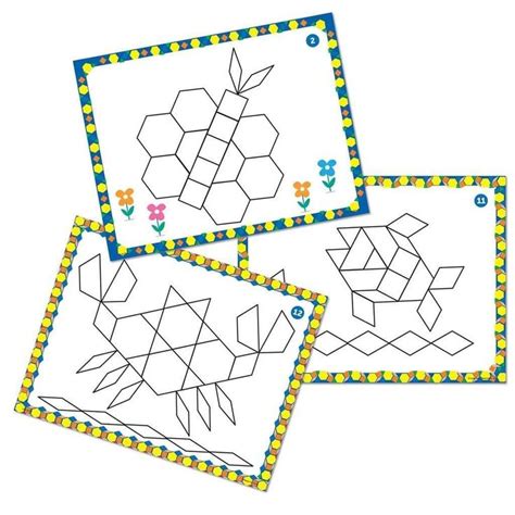 Pattern Block Activity Set Pattern Blocks Activities Card Patterns