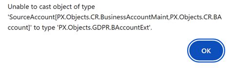 Error Unable To Cast Object Of Type Community