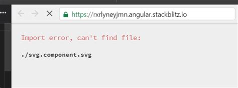 Import Error Cant Find File Ponentsvg · Issue 31558 · Angularangular · Github