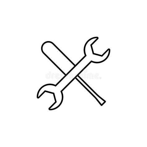 Fix Maintenance Icon Simple Outline Vector Of Web Design Development