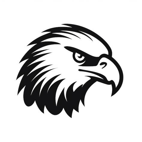 Eagle Head Icon Vector Illustration In David Yarrow Style Premium Ai