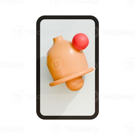 3d Icon Mobile Notification 35234098 Png