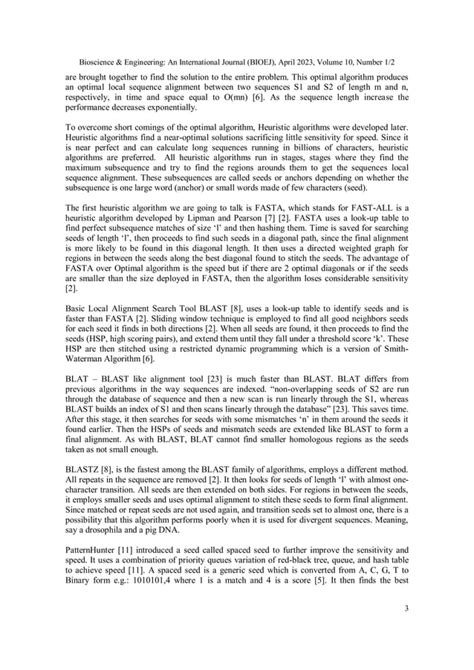 New Sequence Alignment Algorithm Using Ai Rules And Dynamic Seeds Pdf