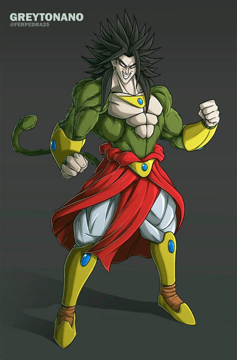 Broly Ssj4 V2 By Greytonano On Deviantart