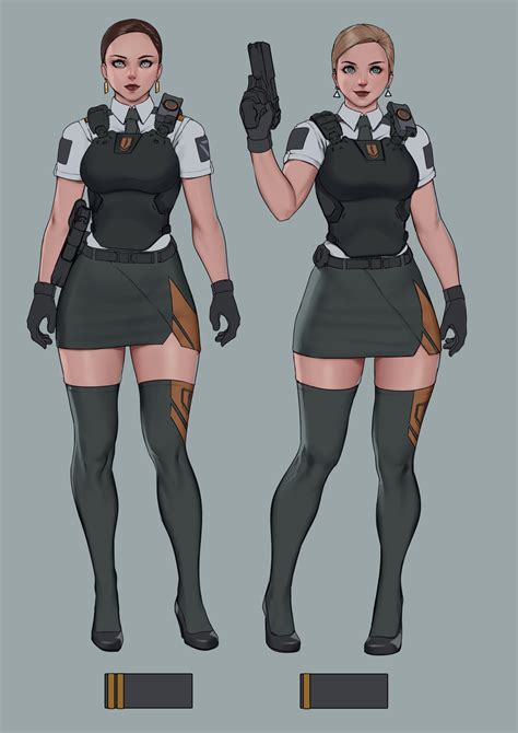 Zerogravitas Original Highres 2girls Black Necktie Black Skirt Black Thighhighs Blonde