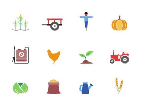 50 농업 아이콘 스케치 파일 Sketch Uidownload