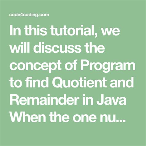 In This Tutorial We Will Discuss The Concept Of Program To Find
