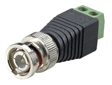 2 X Bnc Male Plug To Screw Terminal Cctv All Top Notch