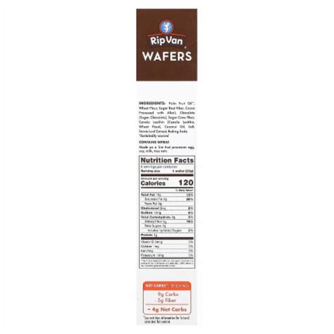 Rip Van Wafels Wafers Dark Chocolate 6 Pack 078 Oz 22 G Each 6