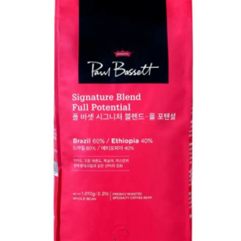 폴바셋 시그니처 블렌드 홀빈 원두커피 풀포텐셜 1 01kg 티몬