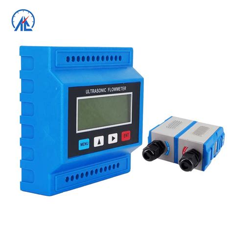 Smart Wall Mounted Flow Meter For Accurate Fluid Measurement Clamp On Ultrasonic Flowmeter And