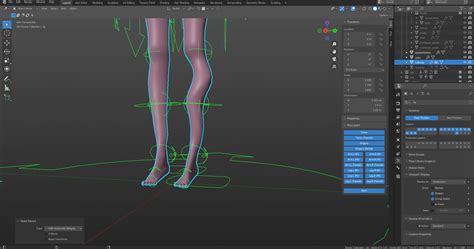 Rigify Parenting With Automatic Weights Bends Leg Weirdly Animation And Rigging Blender