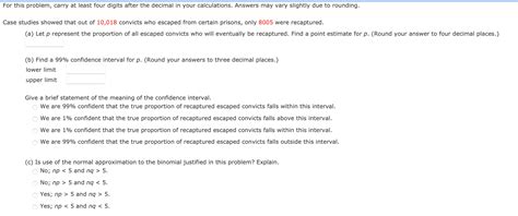 Solved This Problem Carry At Least Four Digits After The