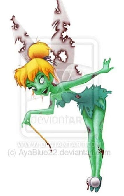 Twisted Tinkerbell Dark Disney Disney Princess Zombie Zombie Disney