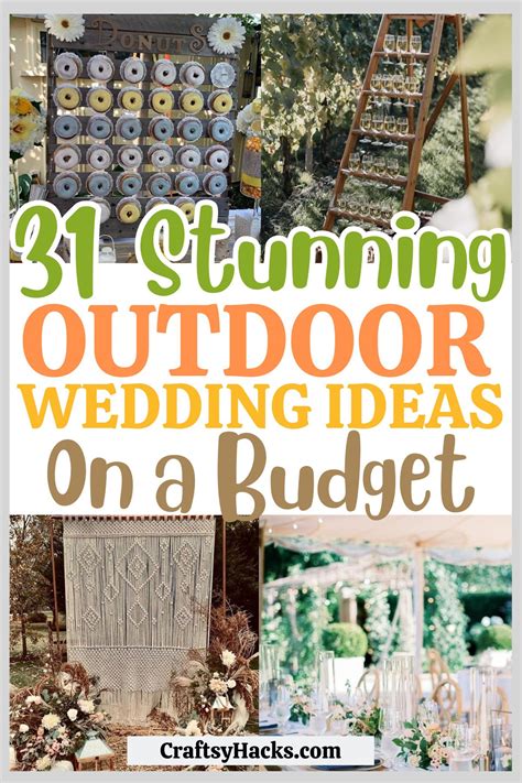 Outdoor Wedding Ideas On A Budget 60 Photos