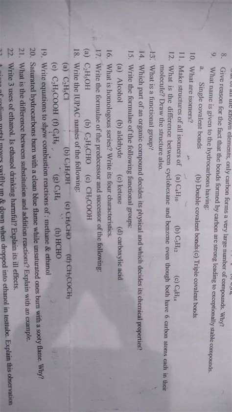 What Are Isomers 11 Make Structures Of All Isomers Of Filo