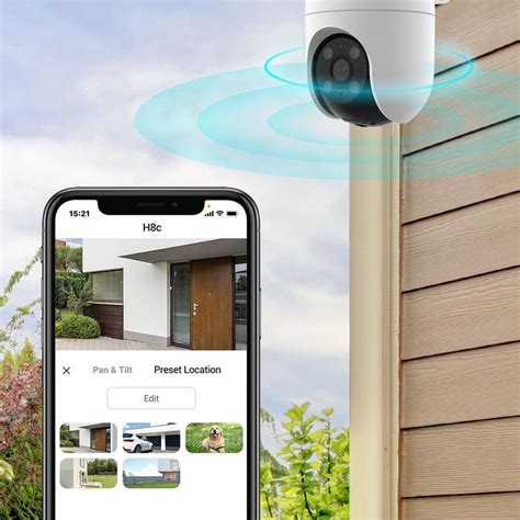 Ezviz Drahtlose Wi Fi Kamera H8c 1080p Dome Pt F4 Mm Gesteuert