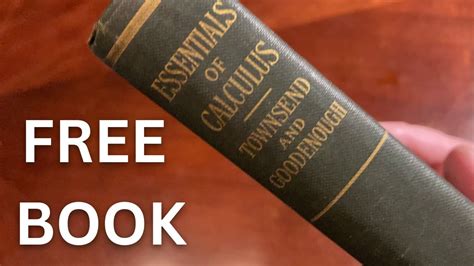 Free Legendary Calculus Book Youtube