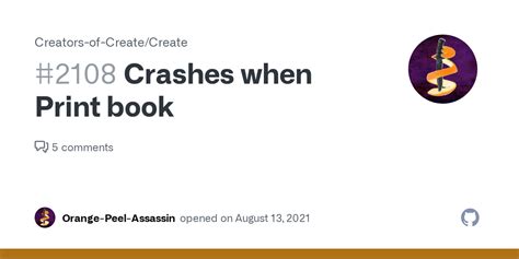 crashes when print book · issue 2108 · creators of create create · github