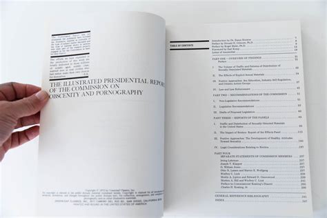 The Illustrated Presidential Report Of The Commission On Obscenity And