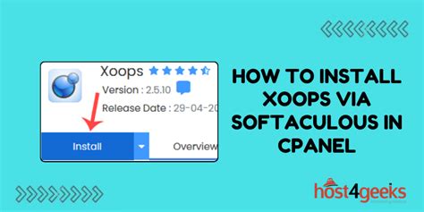 How To Install Xoops Via Softaculous In CPanel Host Geeks LLC