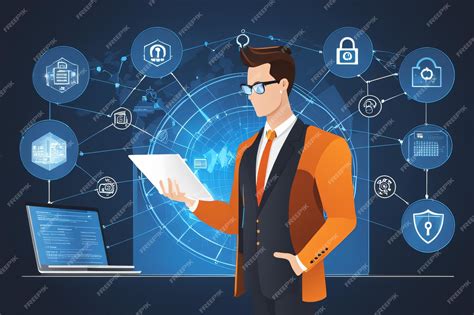 Premium Ai Image Cyber Security And Data Protection Concept