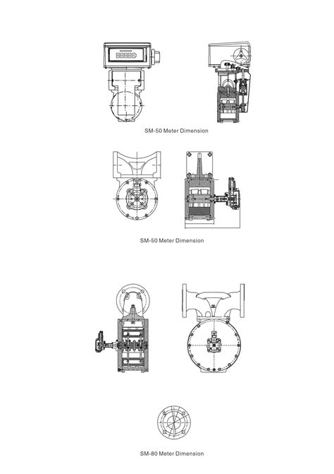 Sm Series Pd Rotary Vane Flow Meter