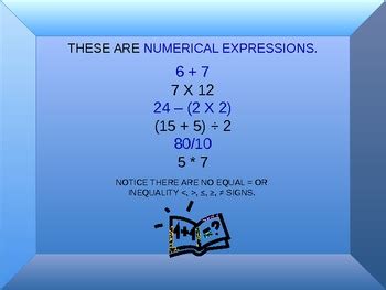 EVALUATING AND WRITING NUMERICAL EXPRESSIONS By Donna Melton TPT