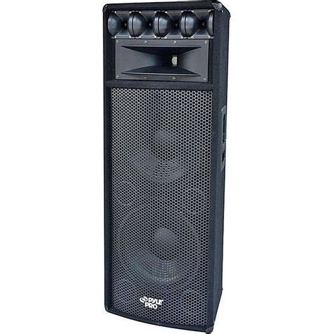 Pyle 1600W Heavy Duty Outdoor 7 Way PA Loud Speaker Cabinet W Dual 12 Woofers Walmart Com