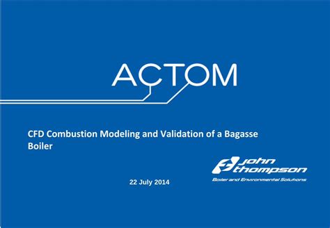 Pdf Cfd Combustion Modeling And Validation Of A Bagasse