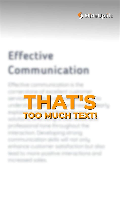 How Much Text Is Too Much Text ⁉️🤔 Video In 2024 Infographic Template Powerpoint Effective