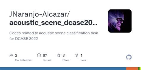 Github Jnaranjo Alcazar Acoustic Scene Dcase2022 Codes Related To Acoustic Scene