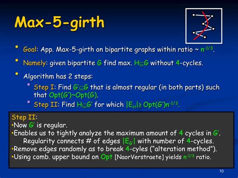 Ppt Approximating Maximum Subgraphs Without Short Cycles Powerpoint