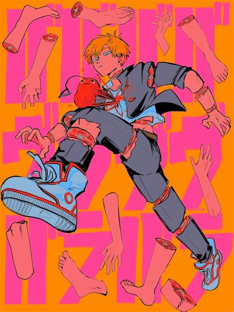 Denji And Pochita Chainsaw Man Drawn By Gaganbo Shuuu Danbooru