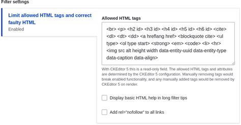 616 Configuring Text Formats And Editors Chapter 6 Setting Up Content Structure Drupal
