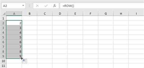 row function in excel step by step tutorial