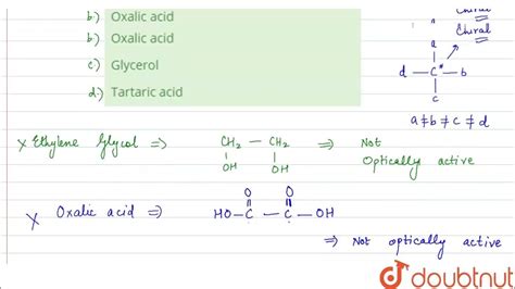 Which Of The Following Is Optically Active 12 Aldehydes Ketones