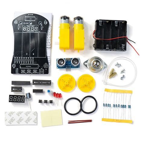 Ultrasonic Obstacle Avoidance Car Tracking Ranging Robot Programming Diy Car Kit 51 Mcu Smart