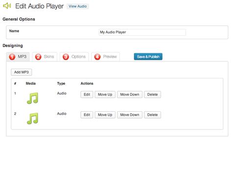 Wonderplugin Audio Player Screenshots Wordpress Plugin