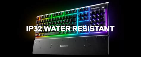 SteelSeries Apex RGB Gaming Keyboard Zone RGB Illumination Premium Magnetic Wrist