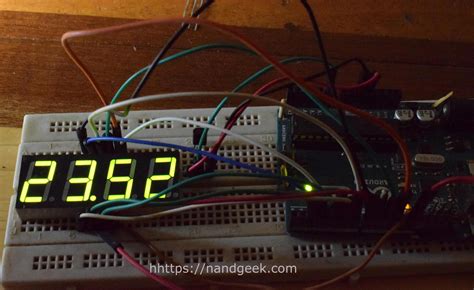 Arduino Lm35 Temperature Sensor With 7 Segment Display At Armida Maher Blog