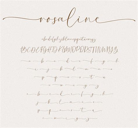 Cursive Font Calligraphy Font Cursive Script Font Wedding Font