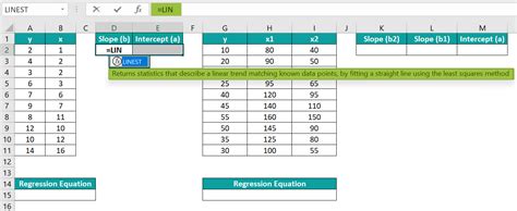 Equations In Excel How To Use With Step By Step Examples