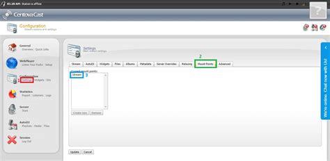 Changing The Broadcasting Bitrate Stream Audio Quality Knowledgebase FastCast U