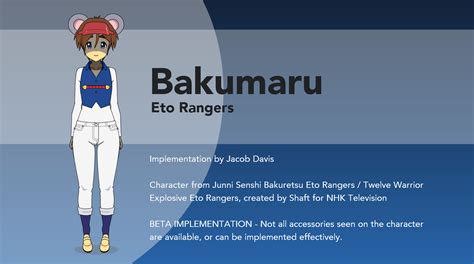 Eto Rangers In Kisekae Bakumaru By Winvistauser001 On Deviantart