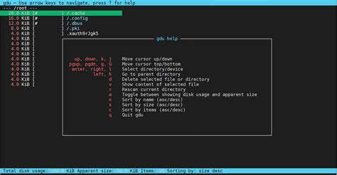 Gdu Tool For Disk Usage Analyzer For Linux Sysadminxpert