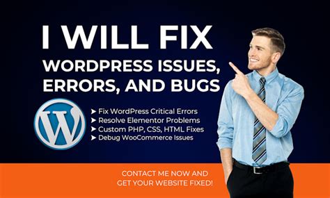 Fix Wordpress Issues Errors Bugs And Woocommerce Problems By Saurovtheeditor Fiverr