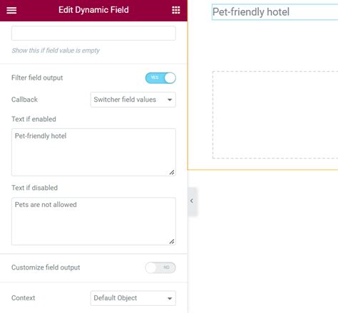 Dynamic Field Widget Overview — Jetengine Crocoblock