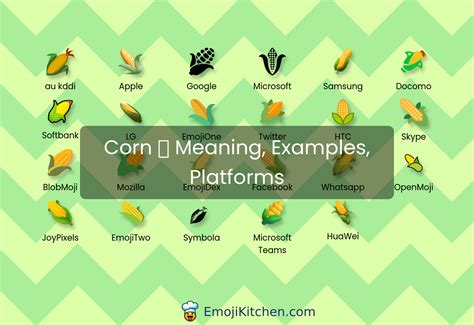 🌽 Corn Emoji Meaning Info Stats Emojikitchen