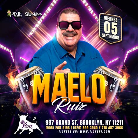 Maelo Ruiz La Salsa Romantica En Concierto Brooklyn Ny Tickets